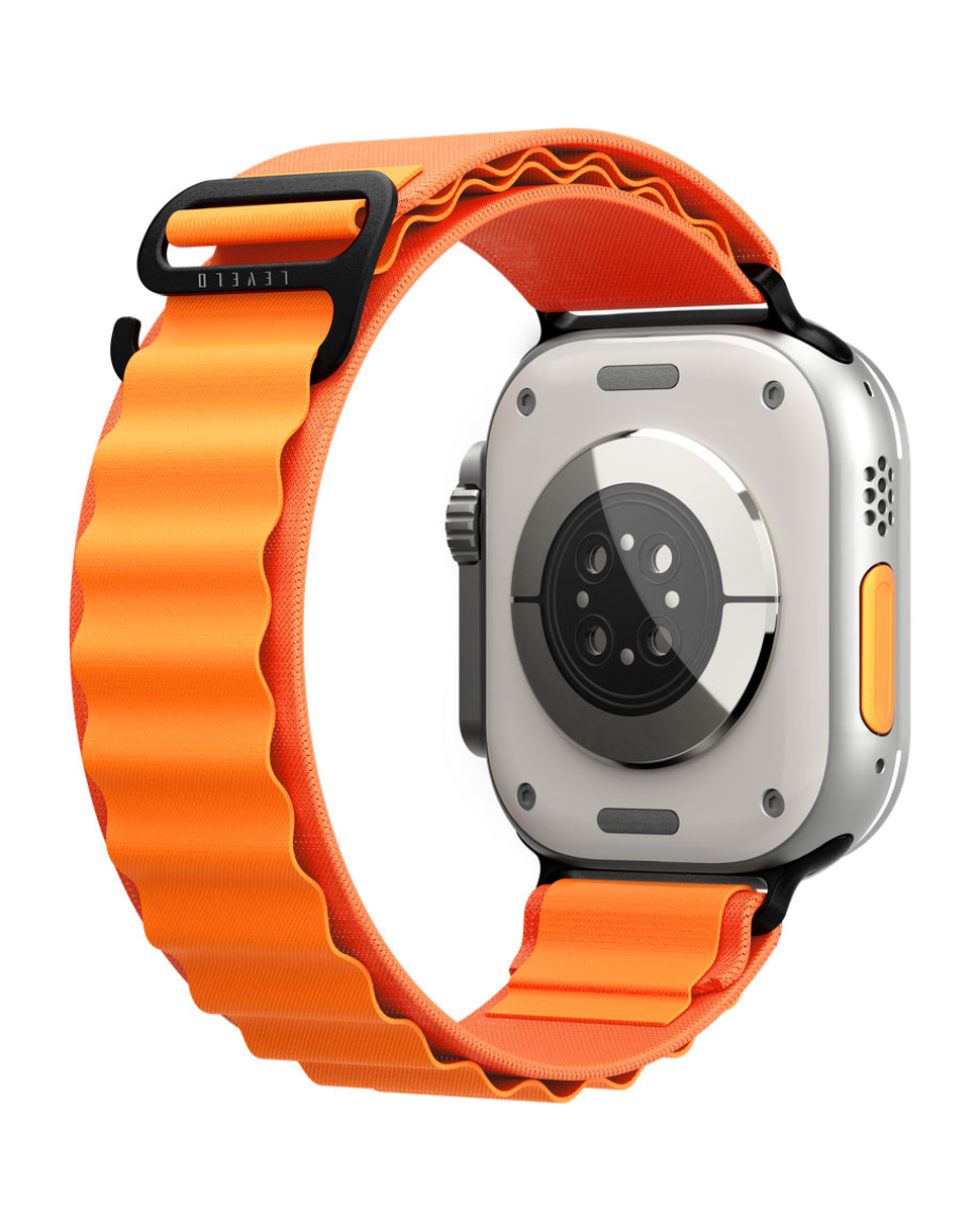 Levelo Ace Loop Nylon Watch Strap Metal Titanium G Shape Hook Water ...