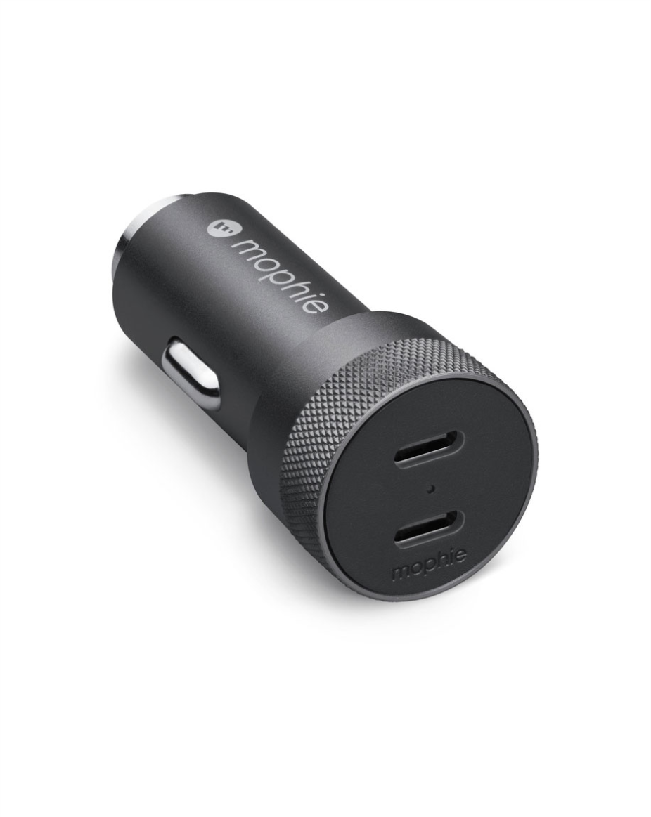 Mophie Aluminum Charger With Dual USB - C PD Ports 40w