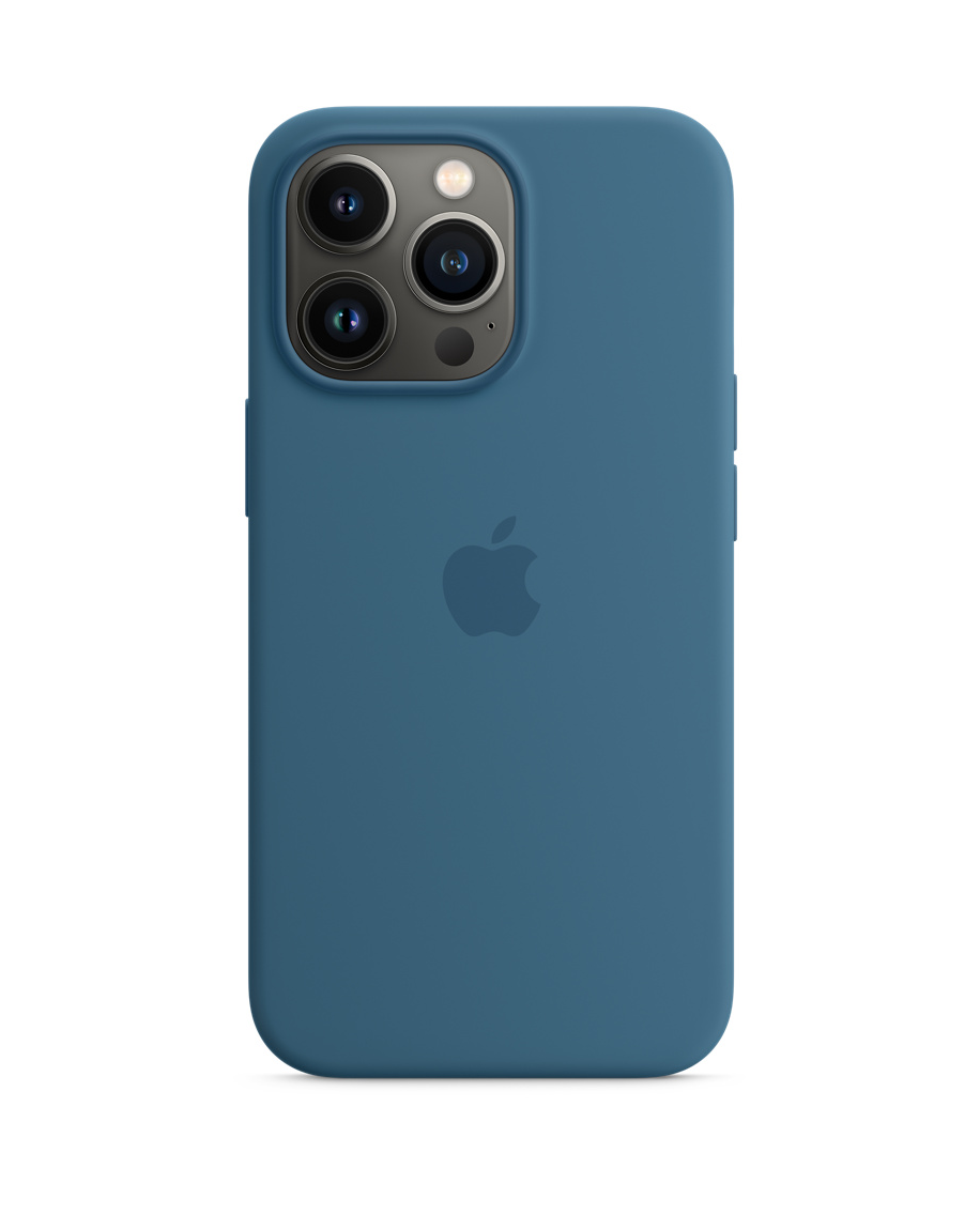 iPhone 13 Pro Silicone Case with MagSafe - Blue Jay