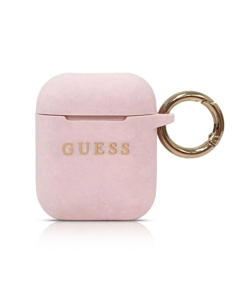 LINKEM STORES - Guess Airpod Silicone Case Cover Ring Printed Logo ...