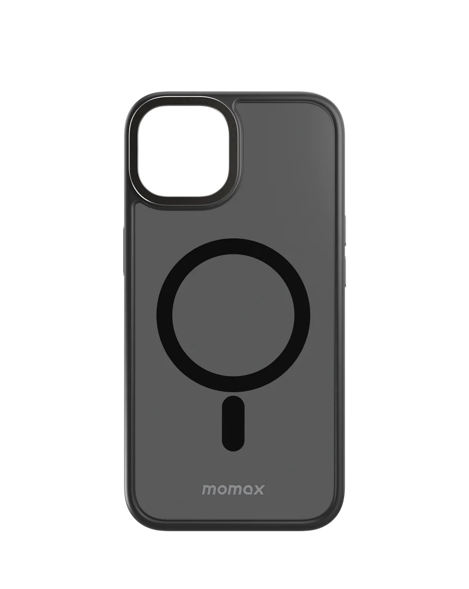 Momax Shock Resistant Hybrid Case for iPhone 14 Pro- Black