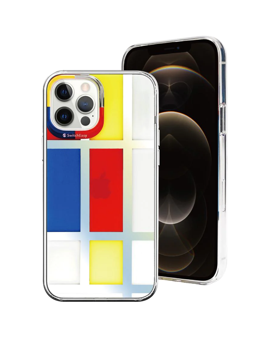 SwitchEasy Artist Protective Case for iPhone 12/12 Pro - Mondrian