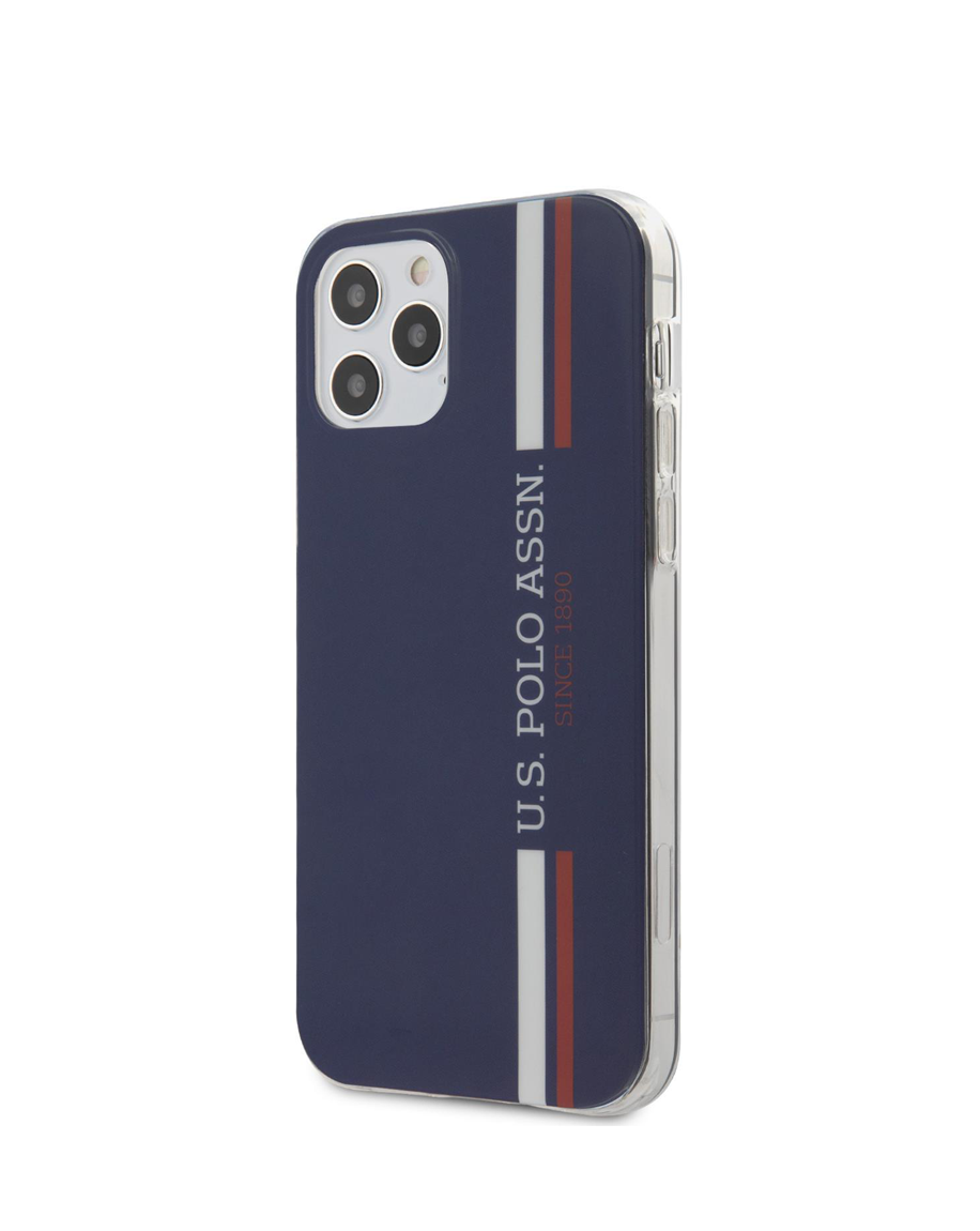 U.S. Polo Assn. Hard Case Tricolor Vertical Stripes for iPhone 12 / 12 ...